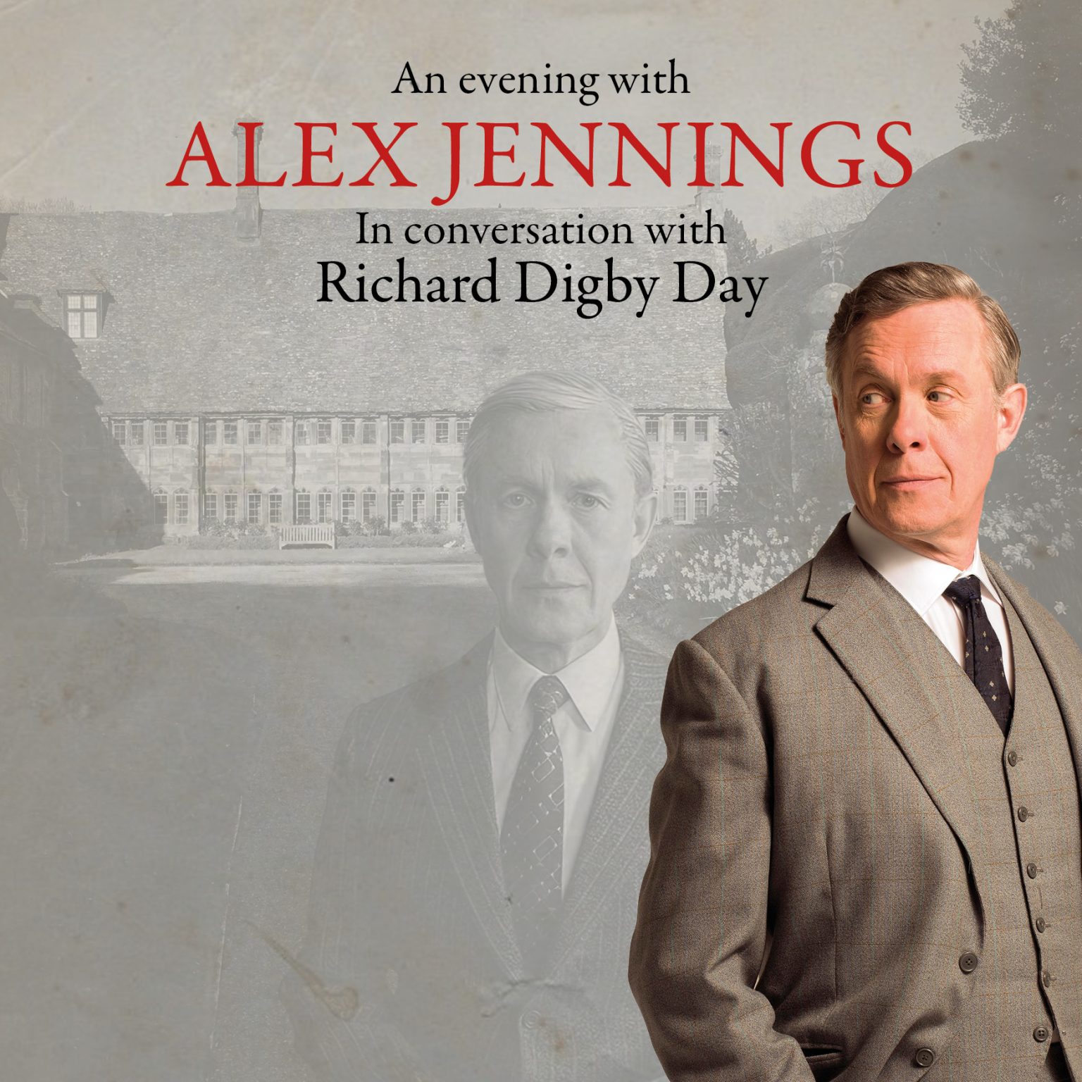 An evening with Alex Jennings 4th October 2025 - Louis de Wet Foundation